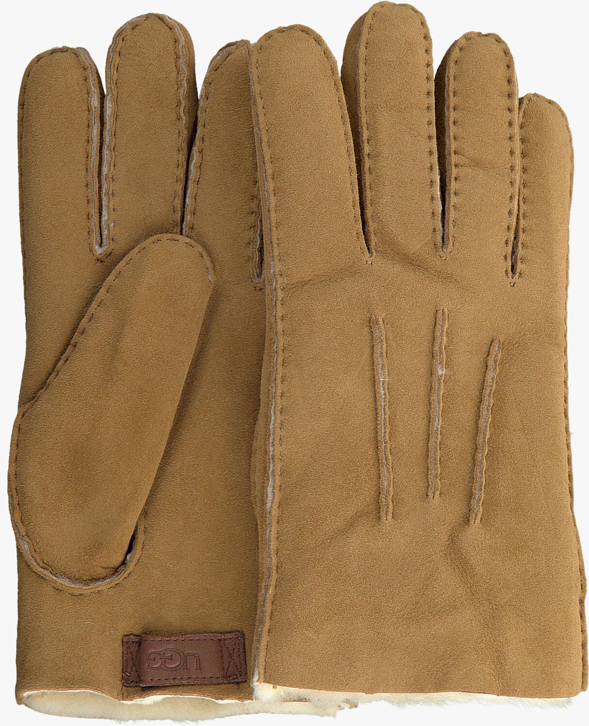 Camel UGG Handschoenen CONTRAST SHEEPSKIN GLOVE | Assem