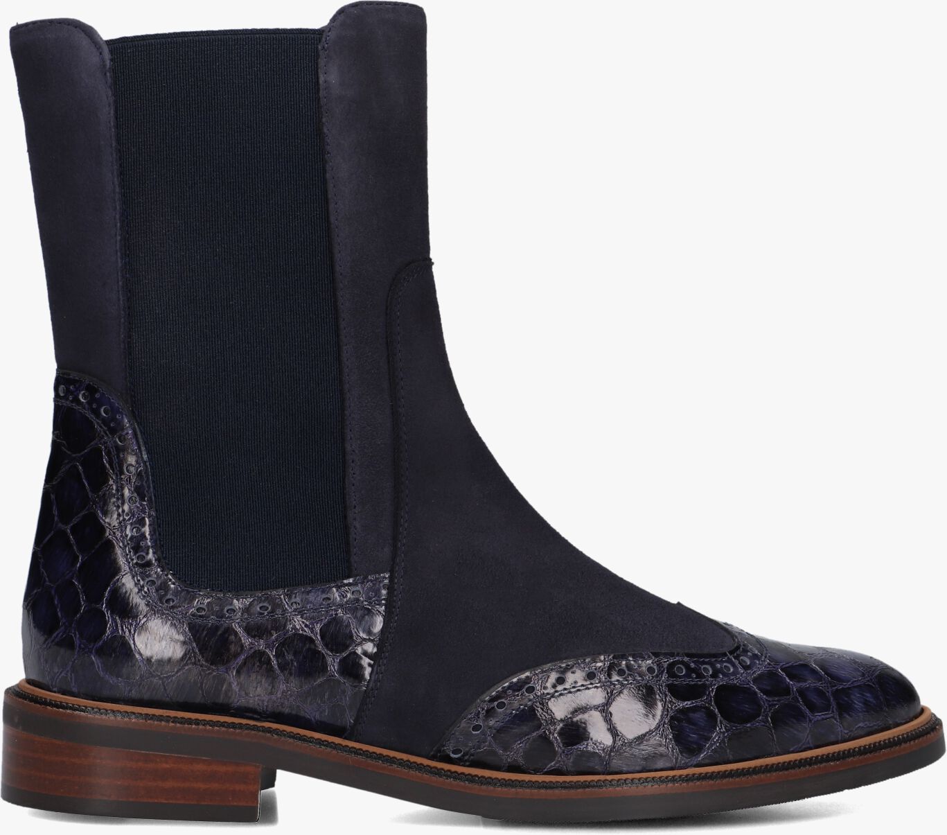 Blauwe PERTINI Chelsea boots 33063 | Assem
