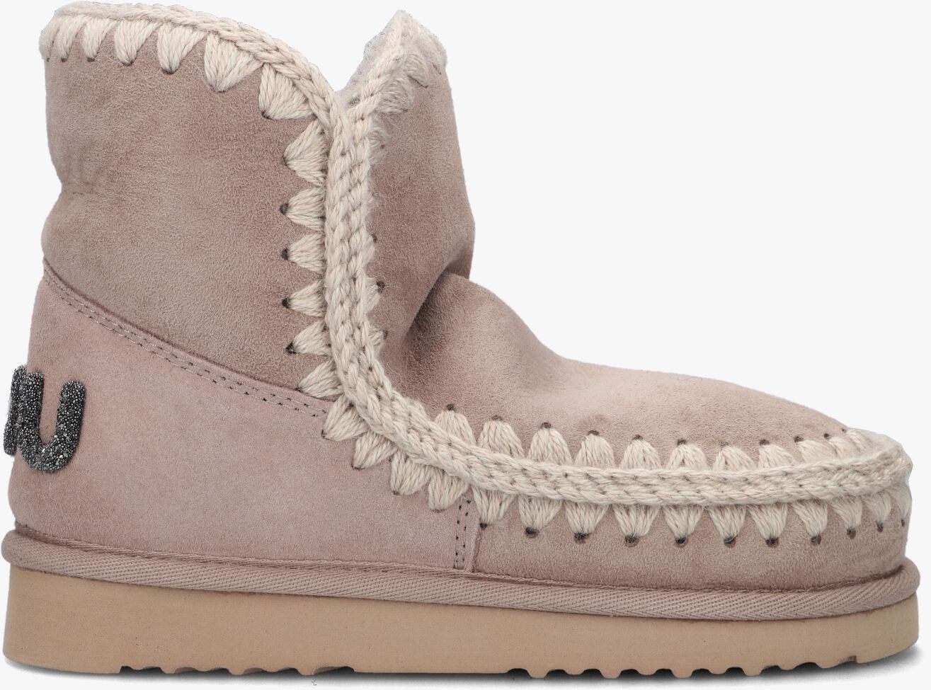 Beige MOU Vachtlaarzen ESKIMO 18 GLITTER LOGO | Assem