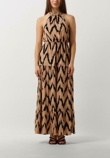 Beige AAIKO Maxi jurk CHARISSA VIS 528 | Assem