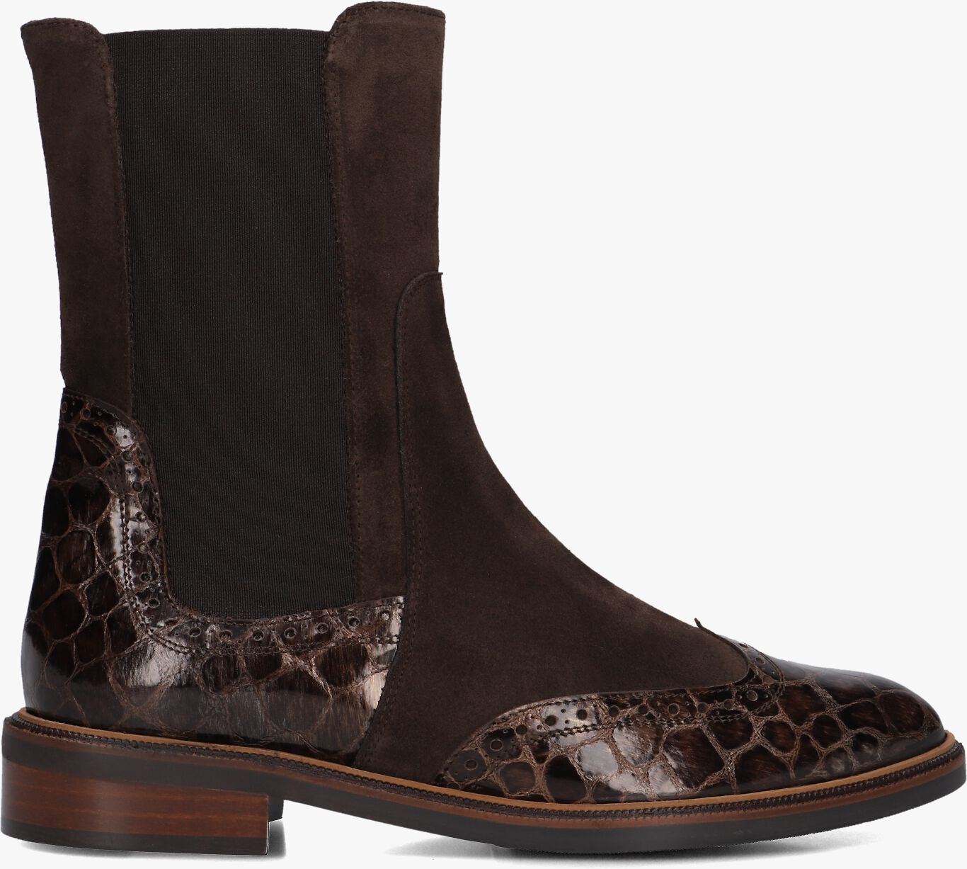Bruine PERTINI Chelsea boots 33063 | Assem