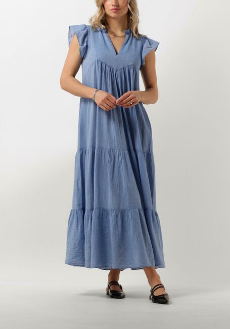 Blauwe DEVOTION Maxi jurk ERIETTA | Assem