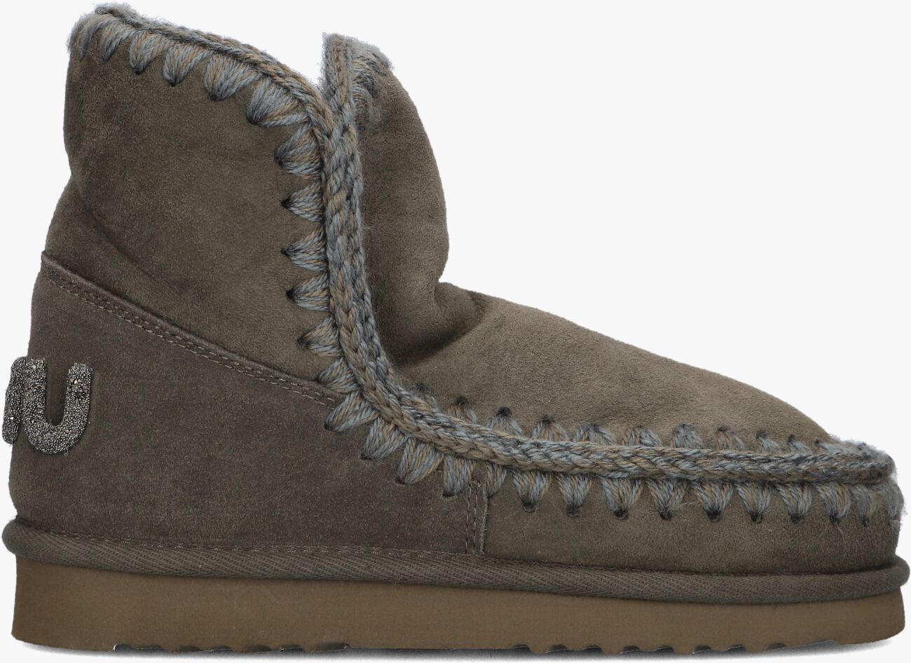 Groene MOU Vachtlaarzen ESKIMO 18 GLITTER LOGO | Assem