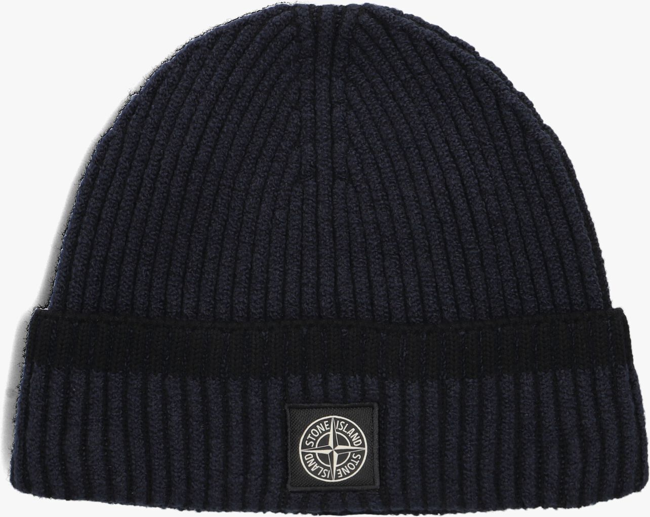 Donkerblauwe STONE ISLAND Muts BEANIE IVORY | Assem