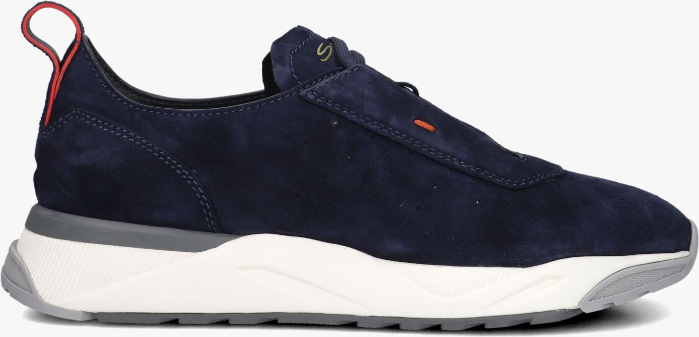 Blauwe SANTONI Lage sneakers SUE UNLINED RUNNER | Assem