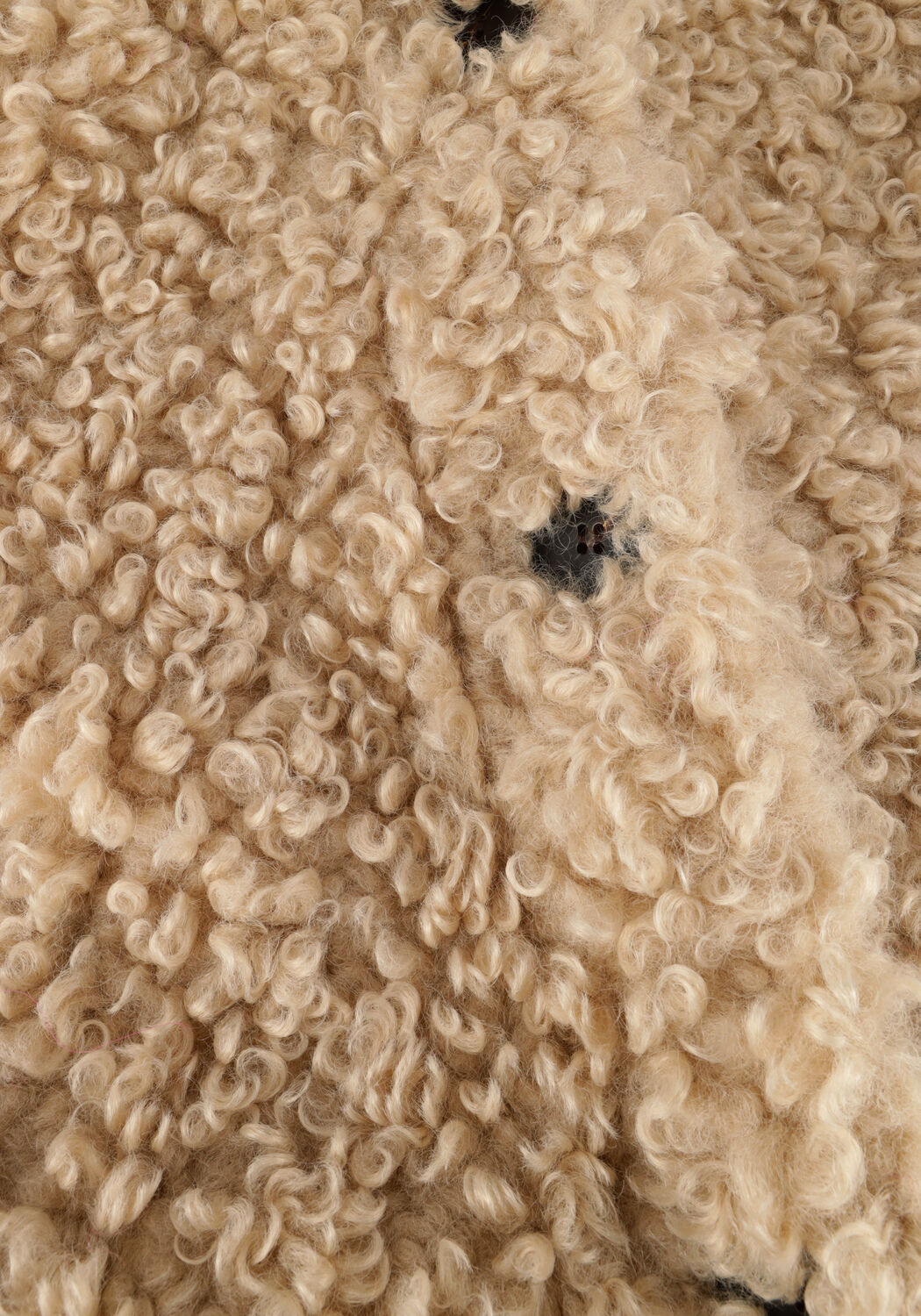 Beige CO'COUTURE Teddy jas TEDDY MIX JACKET | Assem