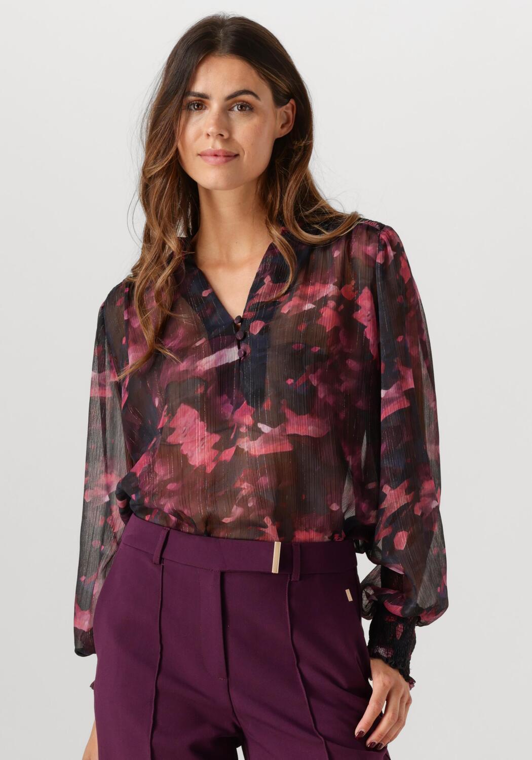 Roze AAIKO Blouses STELLA WINTER BLOOM | Assem