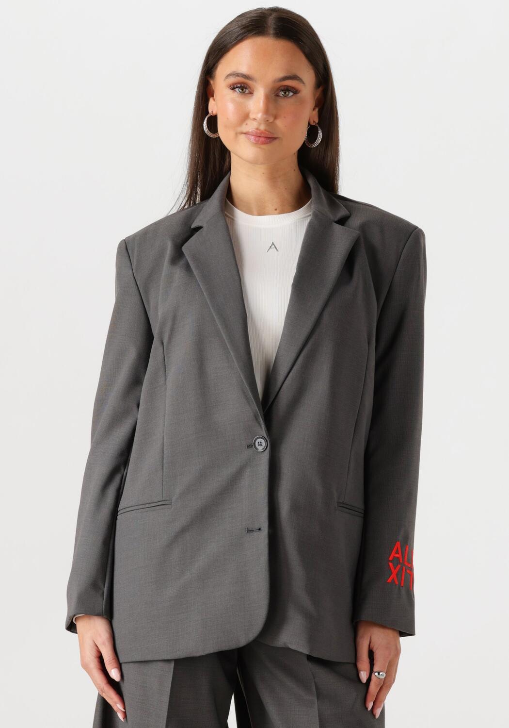 Grijze ALIX THE LABEL Blazer LADIES WOVEN CLEAN BLAZER | Assem