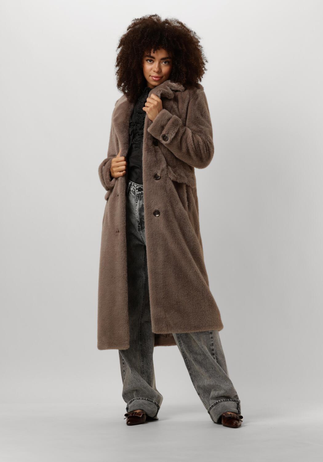 Bruine BEAUMONT Faux fur jas RACHEL | Assem