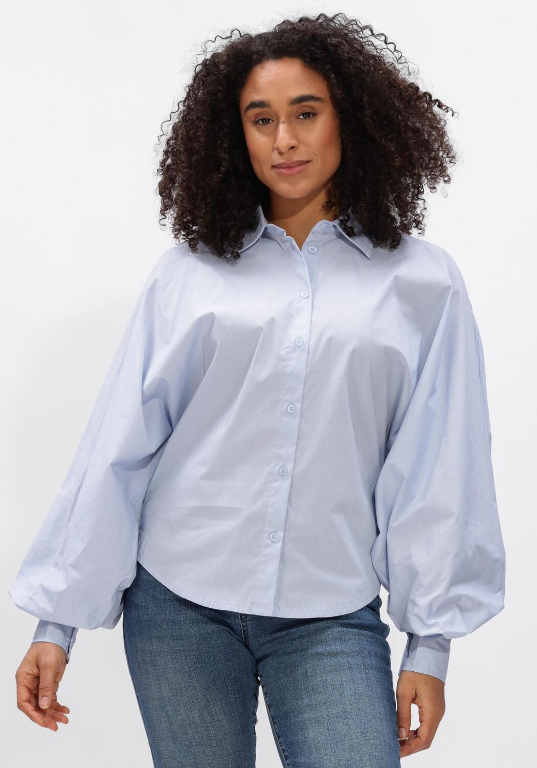 Lichtblauwe JANICE Blouses STONE | Assem