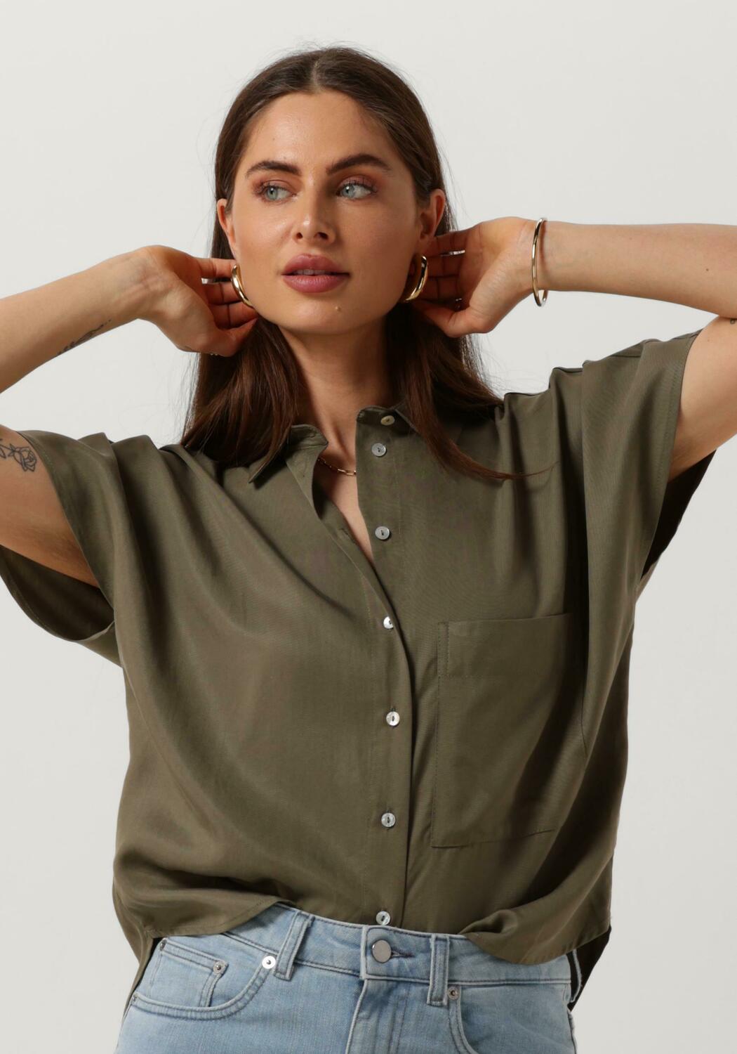 Groene KNIT-TED Top JADE | Assem