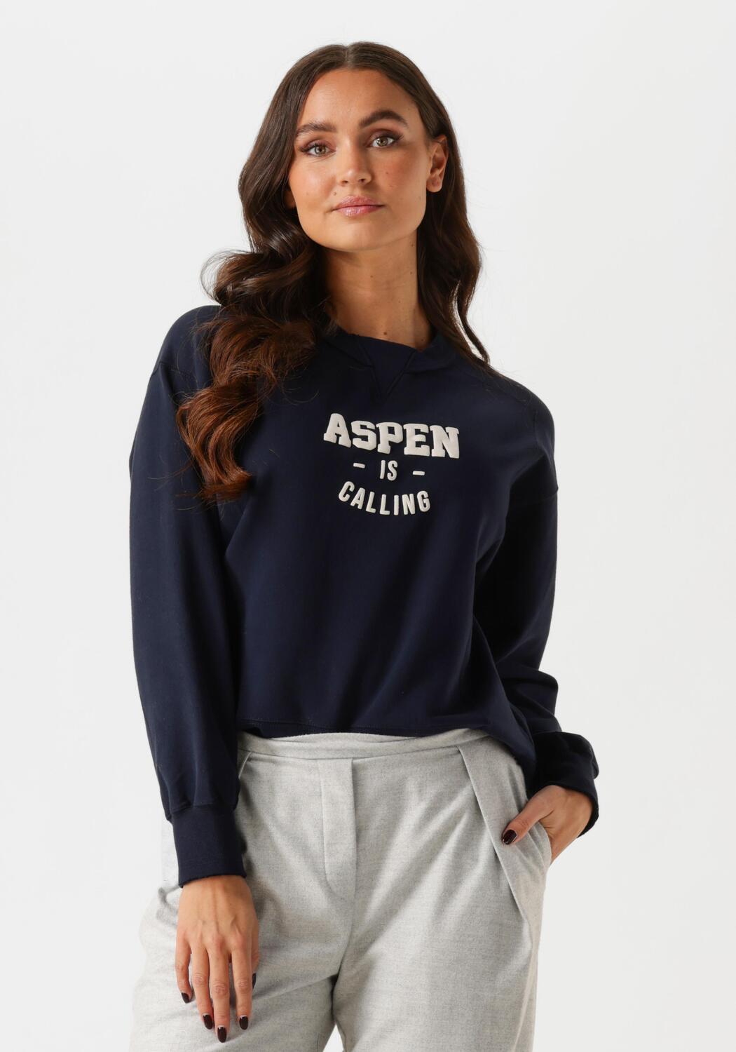 Donkerblauwe PENN & INK Sweater W24F1552LTD | Assem