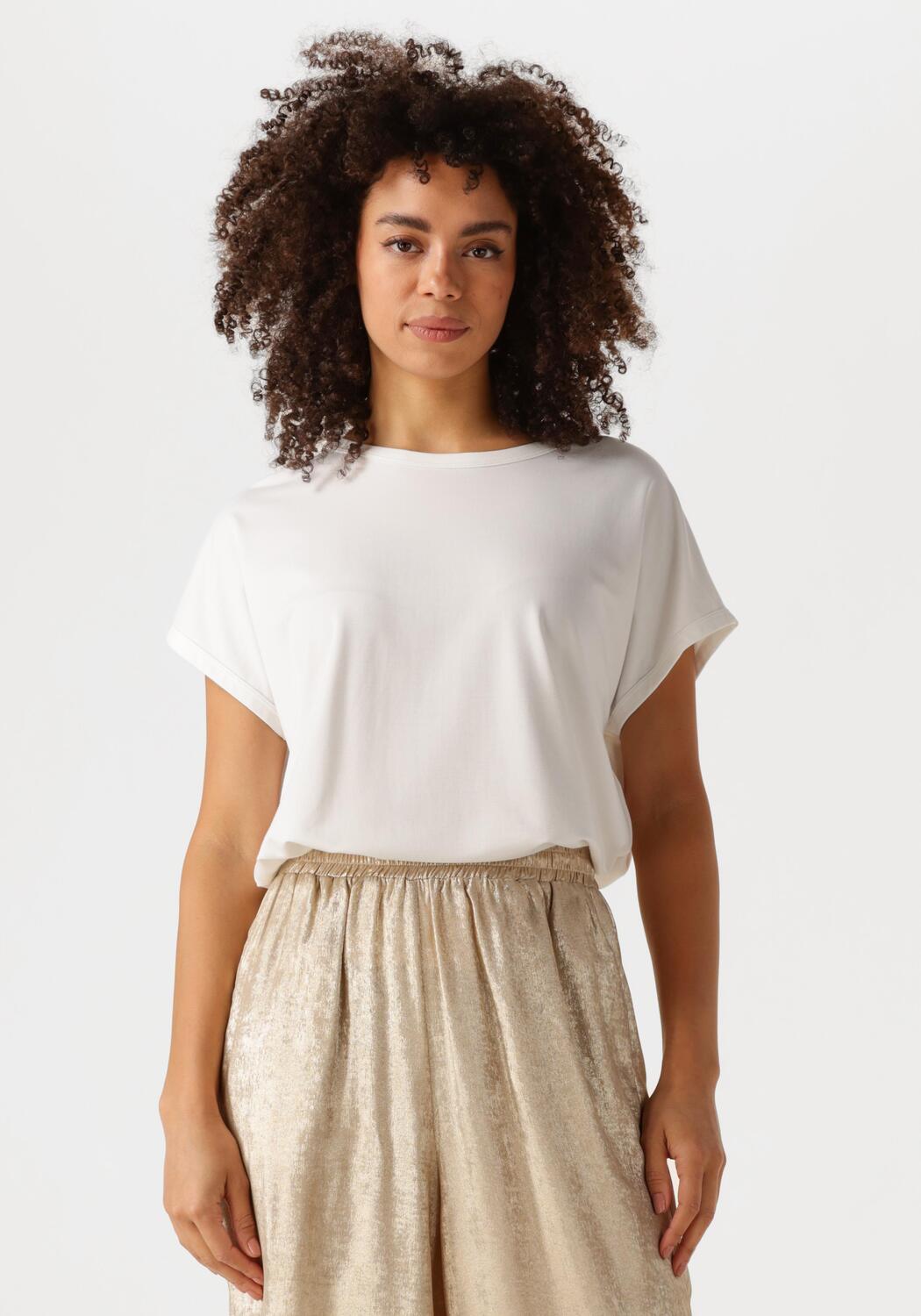 Witte KNIT-TED T-shirt EMMA | Assem
