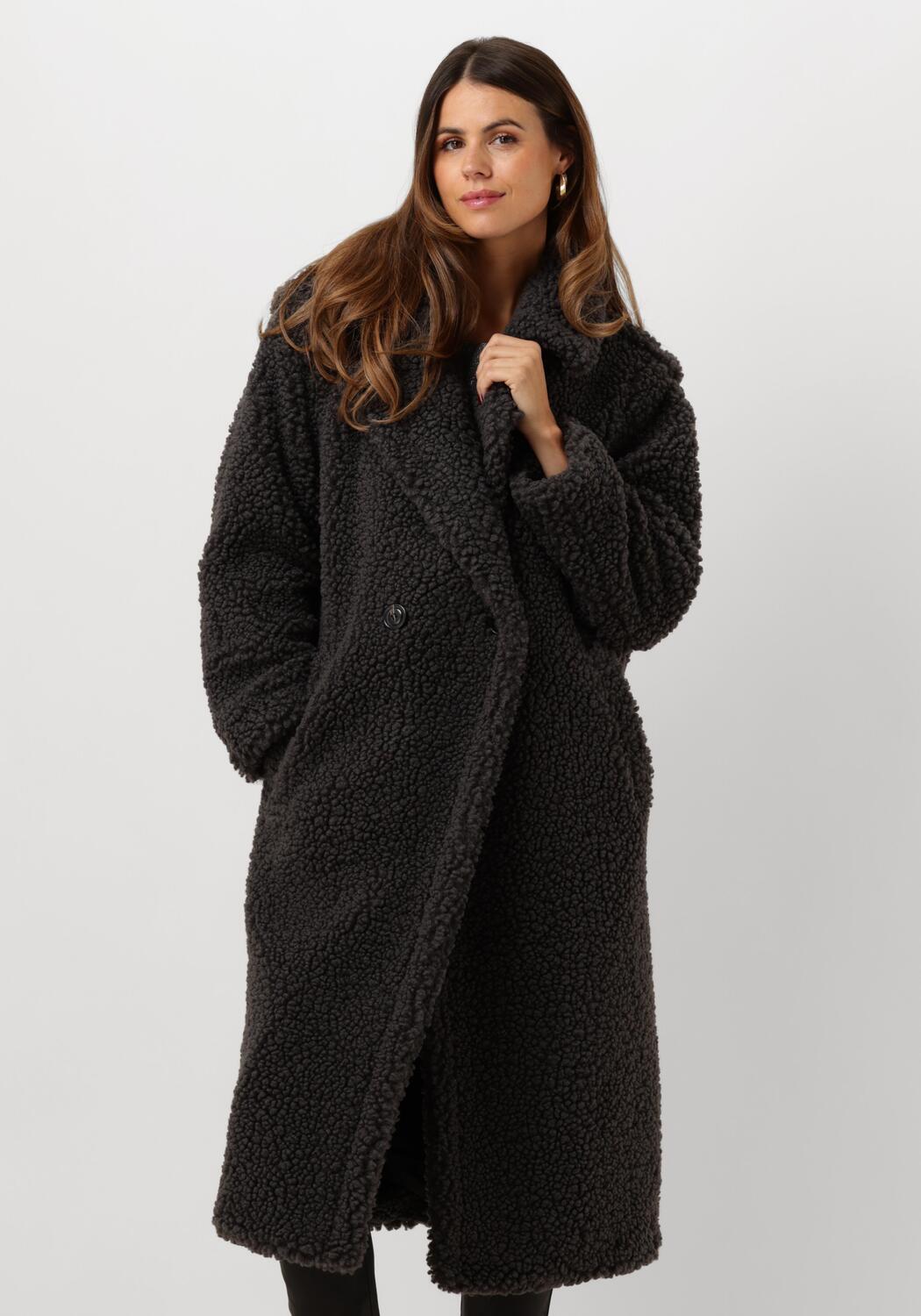 Zwarte UGG Teddy jas GERTRUDE LONG TEDDY COAT | Assem